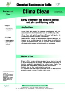 Clima Clean english | Chemical Roadmaster