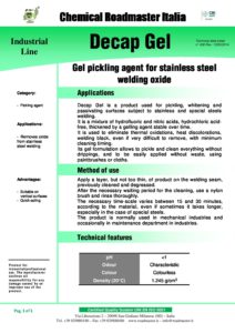 Decap Gel english | Chemical Roadmaster