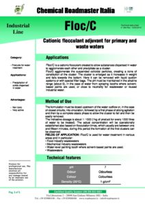 Floc C english | Chemical Roadmaster