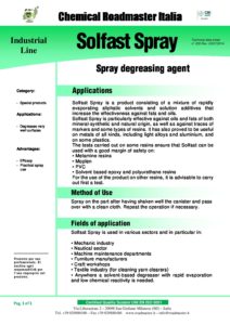 Solfast Spray english | Chemical Roadmaster